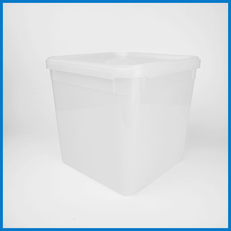 Graham Tyson | 4 Litre Square Tamper Evident Natural Tub